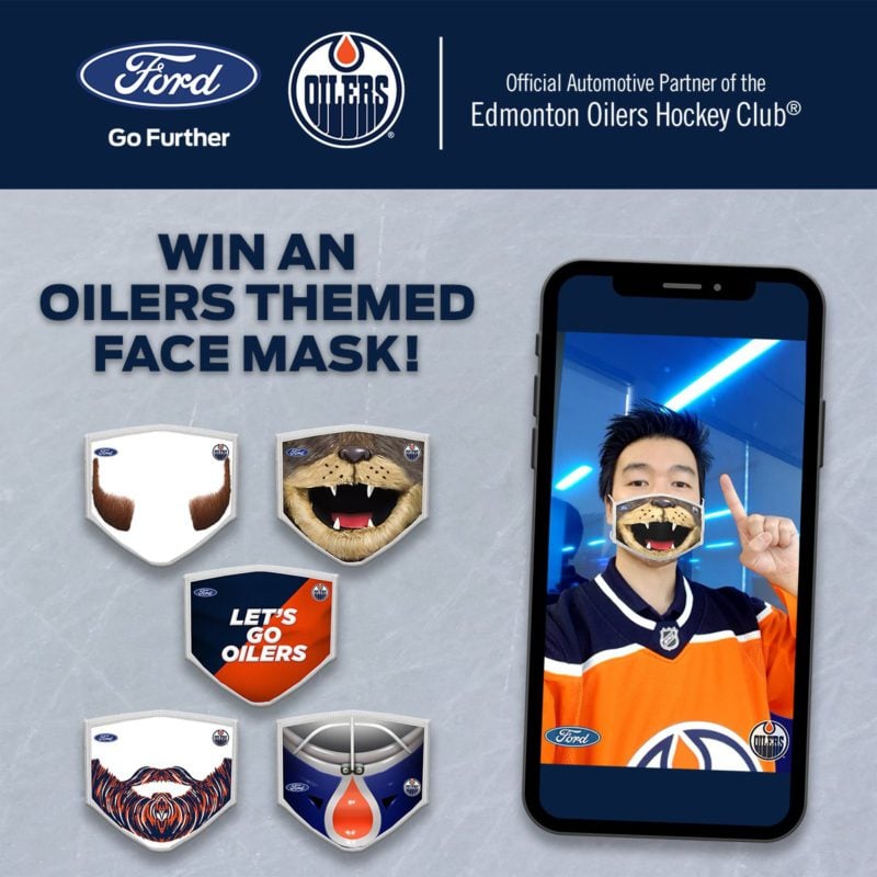 Ford gives fans branded face masks to show their team pride for the ...