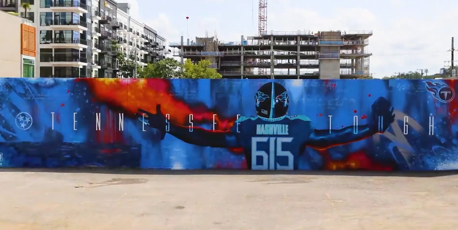 Tennessee Titans honors fans and Tennessee natives in an AR-activated ...