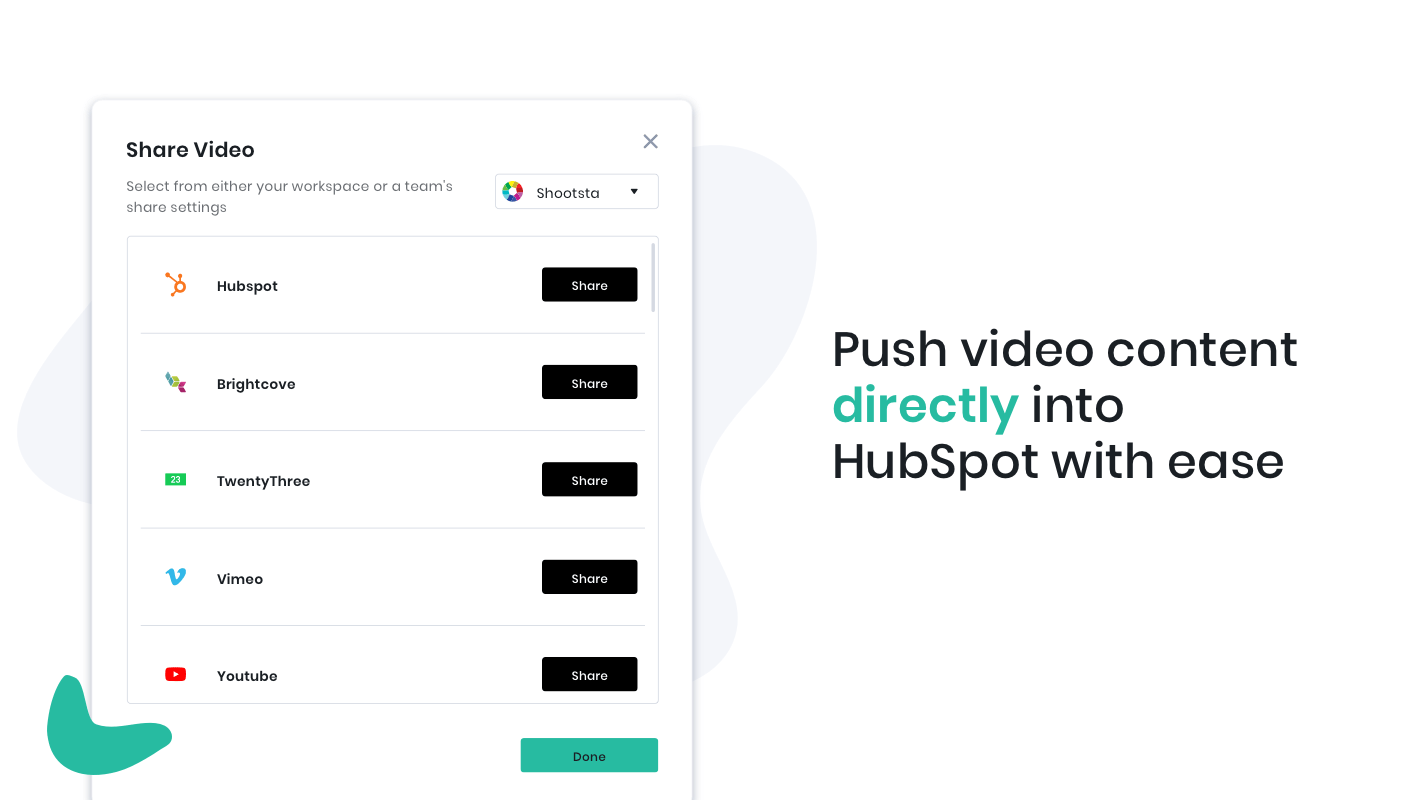 Shootsta HubSpot Integration | Connect Them Today