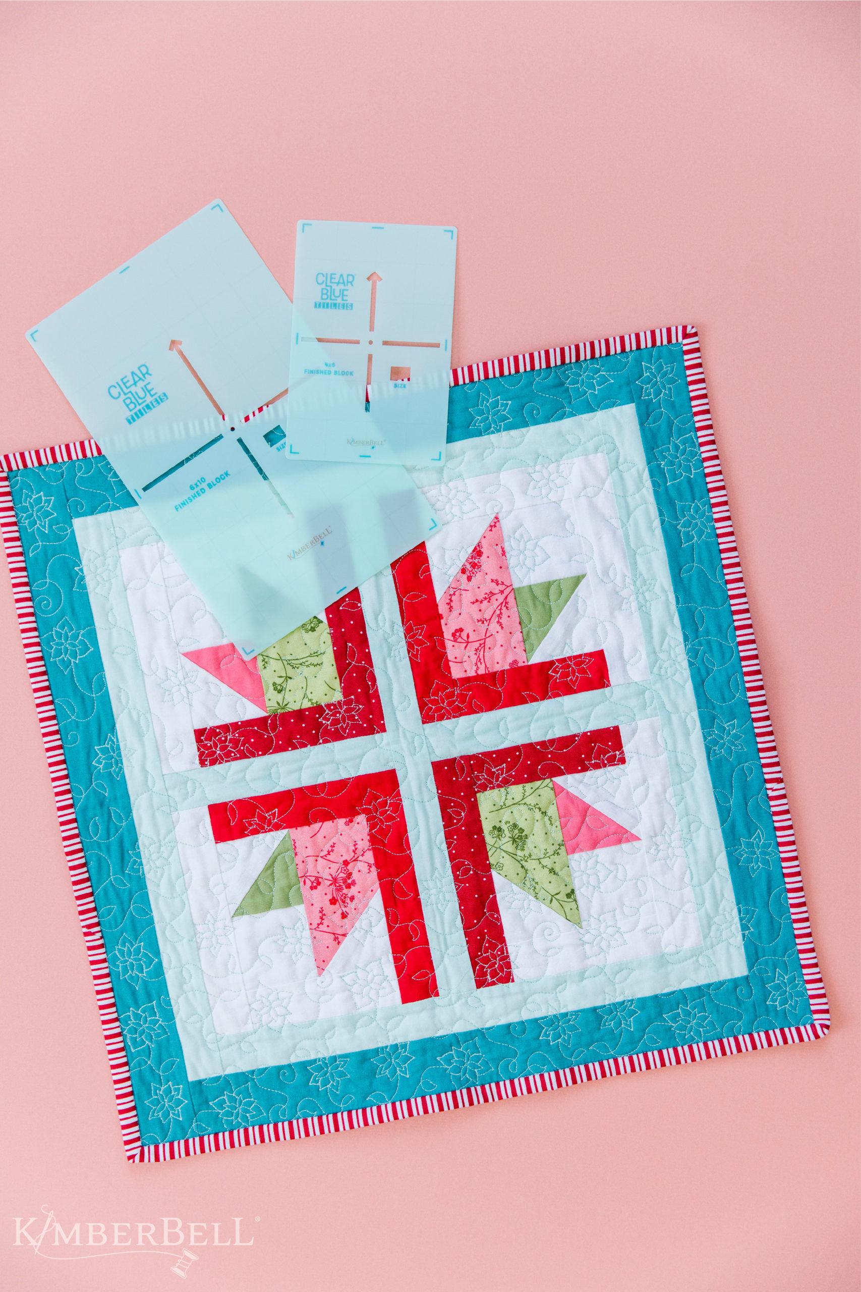 Kimberbell Clear Blue Tiles for Machine Embroidery: Know Your Embroide