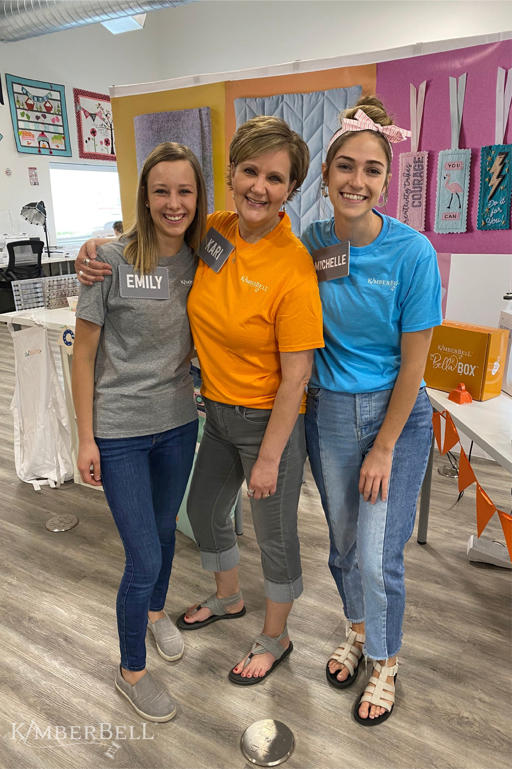 Behind the Scenes of Kimberbell's "Live Creatively" Stitched Show for