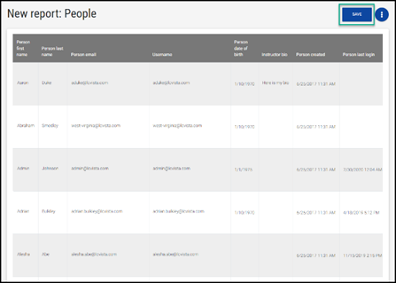 Reports – LCvista Knowledge Base