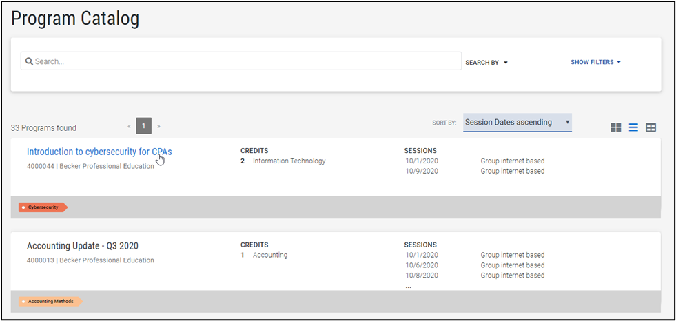 Catalog Settings – LCvista Knowledge Base