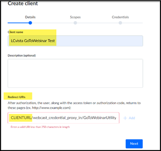 GoToWebinar Integration – LCvista Knowledge Base