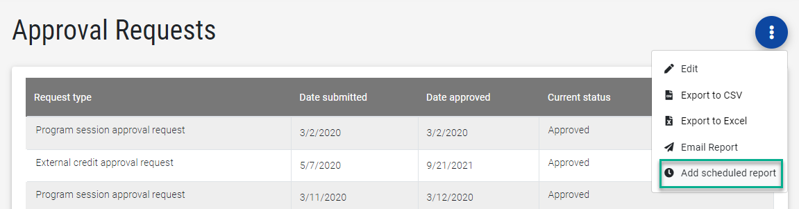 Scheduling a Report – LCvista Knowledge Base