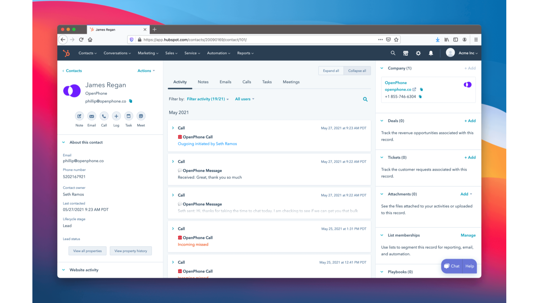 OpenPhone HubSpot Integration | Connect Them Today