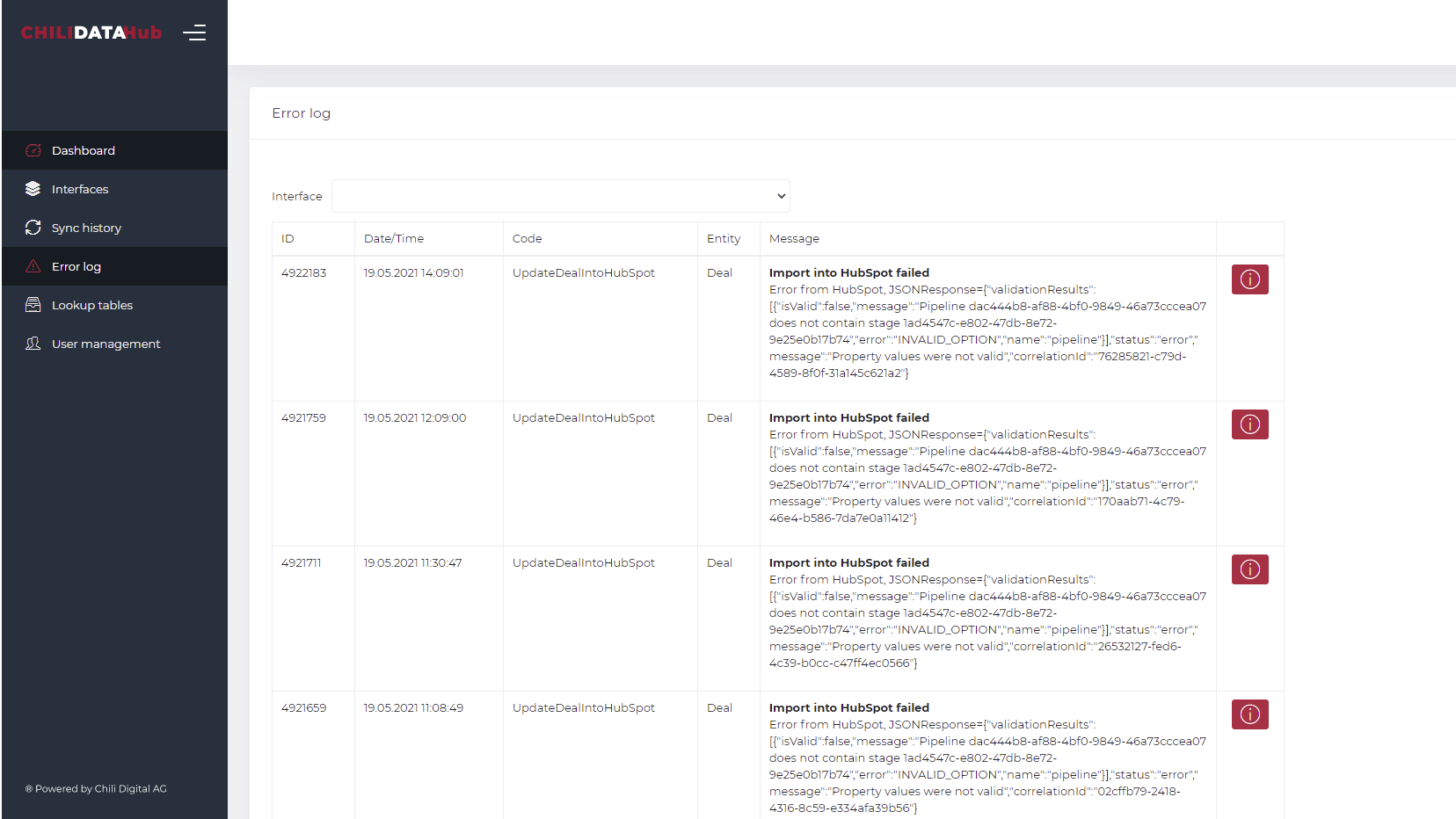 ChiliDataHub® - App for HubSpot | HubSpot