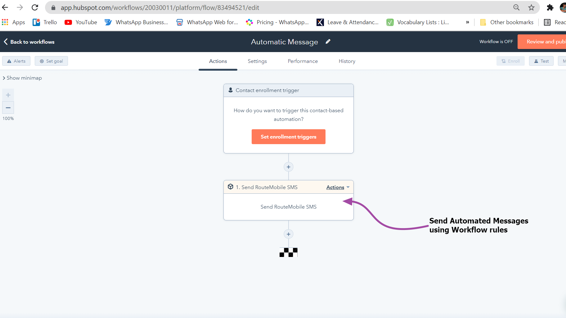 Route Mobile SMS for Hubspot HubSpot Integration | Connect Them Today